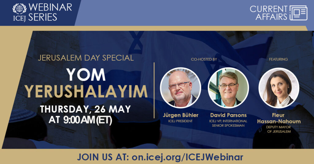 Jerusalem Day - ICEJ USA Branch