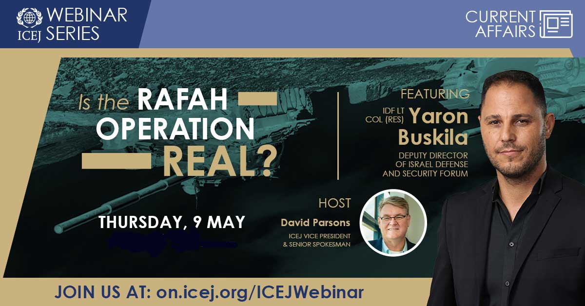 Is the Rafah Operation Real? - ICEJ USA Branch
