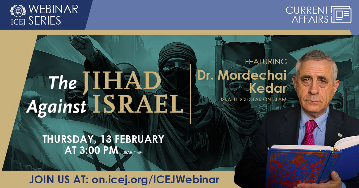 Christian Zionism: the Jihad Against Israel
